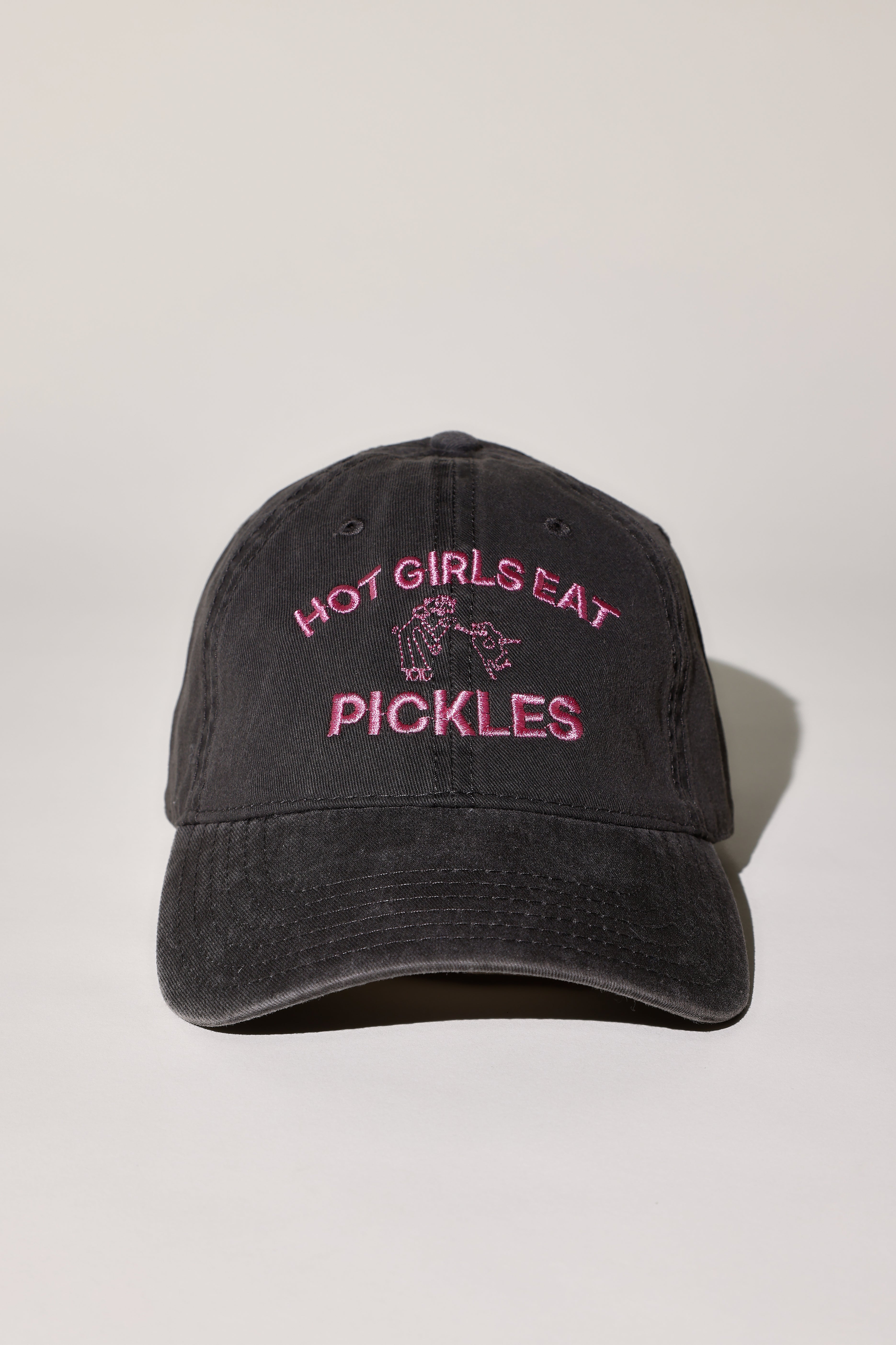 'hot girls eat pickles' – acid wash denim dad hat – Good Girl Snacks